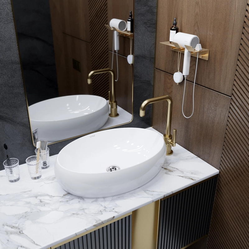Раковина накладная на столешницу WAVE Comfort 600*400*150 ш*г*в без ...